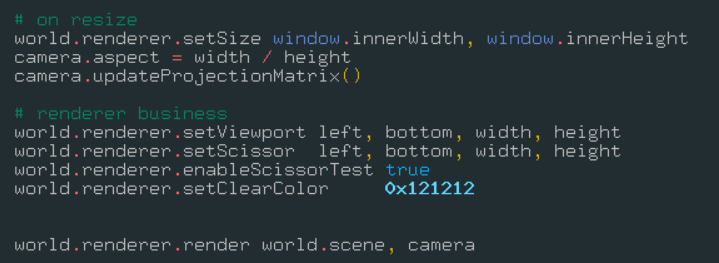 performance comparison between vanilla three.kjs and react-three-fiber ...