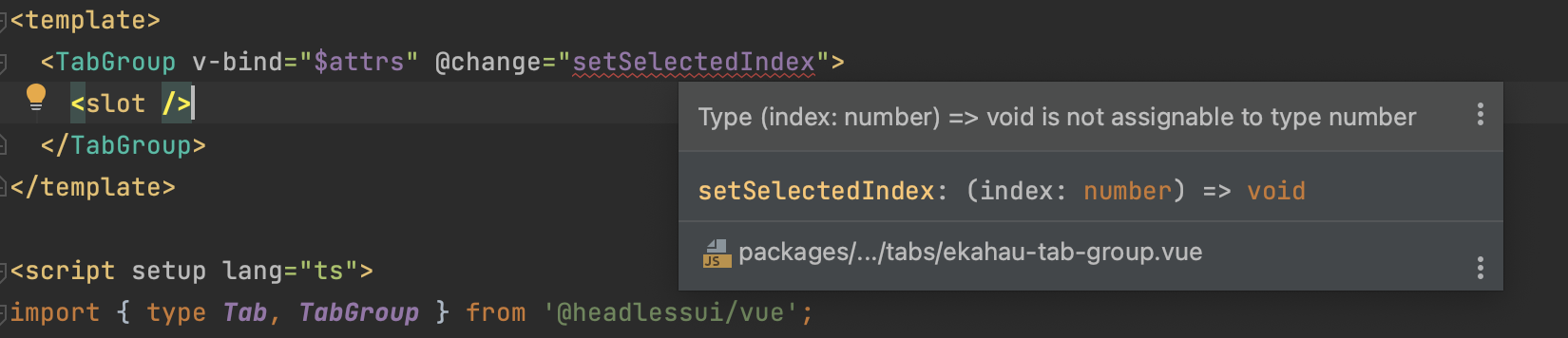 [BUG] Tabgroup emits number as an Event type · Issue #1540 · tailwindlabs/headlessui · GitHub
