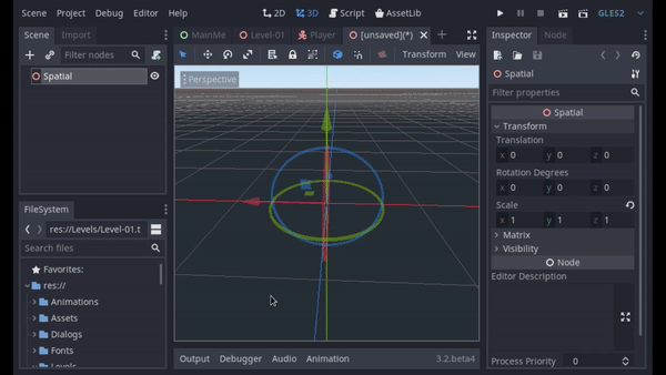 Gizmo doesn't update wen rotating in local mode for a Spatial · Issue #34718 · godotengine/godot ...