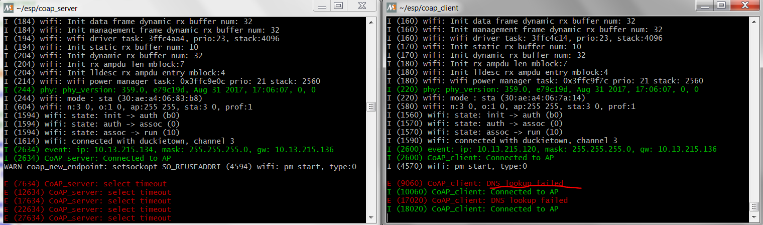 [TW#16355] COAP experiment between two esp32 as server/client · Issue #1218 · espressif/esp-idf ...
