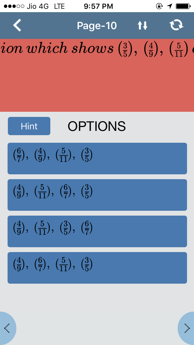 Same MathFormula syntax show differently in ios and android while using ...