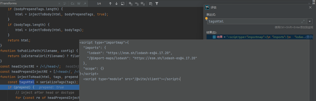 Injection rules for the applyHtmlTransforms function · vitejs vite · Discussion #9777 · GitHub