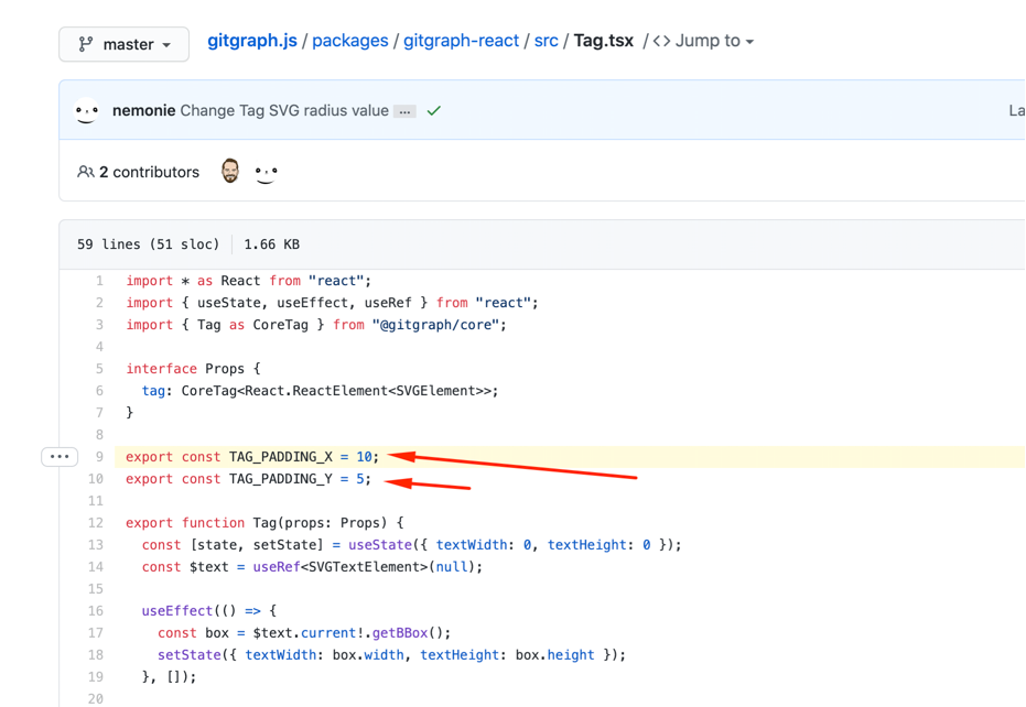 Tag padding is hardcoded and can not be managed by theme which ends up in issues · Issue #387 ...