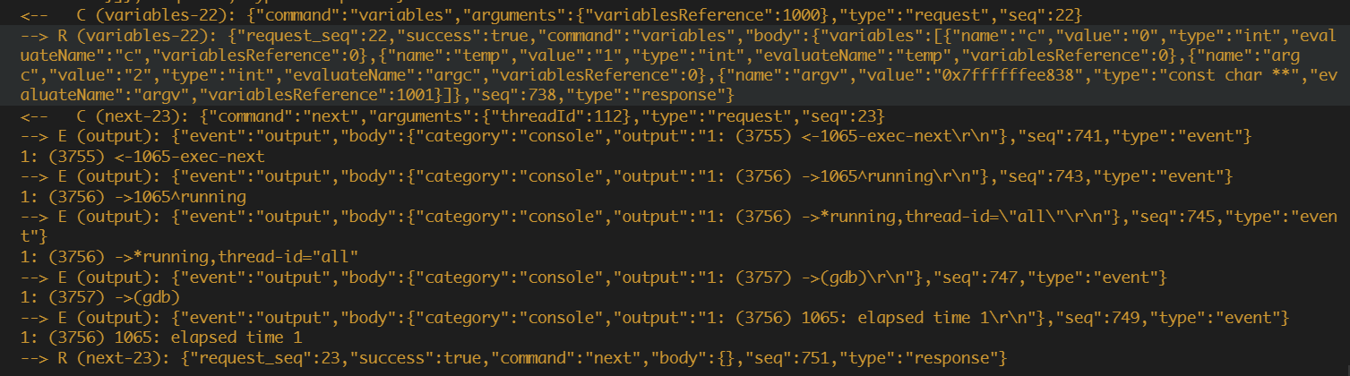 The debugger sometimes show no response when I debug a c program with getchar() in the head of ...