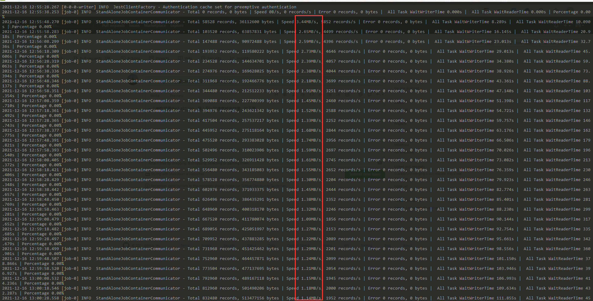 从MongoDB全量抽取数据到ES，越来越慢 · Issue #1247 · alibaba/DataX · GitHub