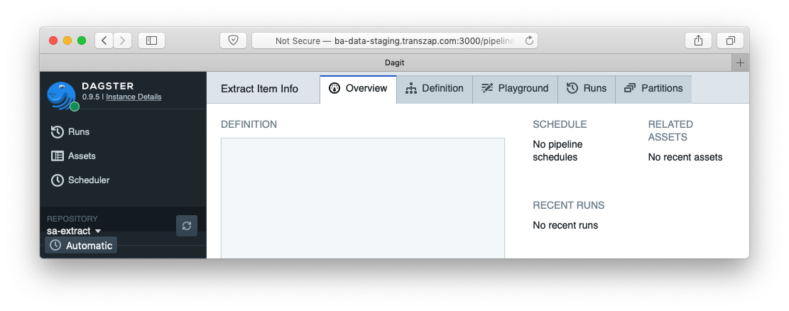 Clicking The “runs” Tab In Dagit Displays Incorrectly In Safari · Issue 2891 · Dagster Io