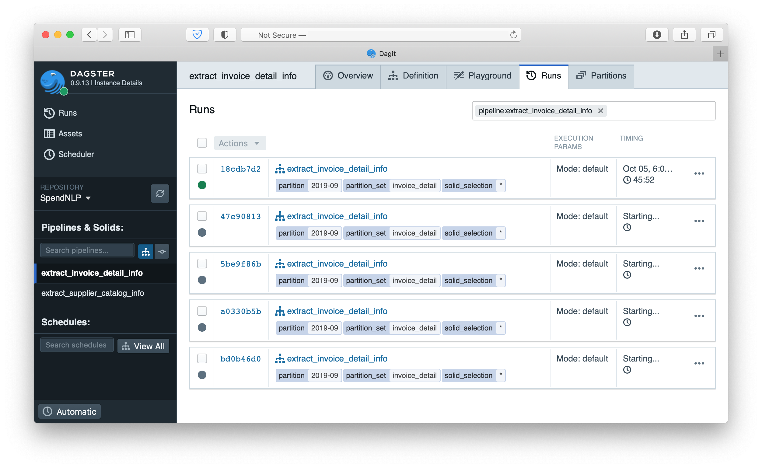 Failed gRPC pipeline runs (when DagsterInstance can't be loaded) show wrong state in Dagit ...