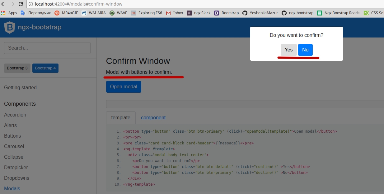docs(modal): update description for Confirm Window demo · Issue #4043 ...