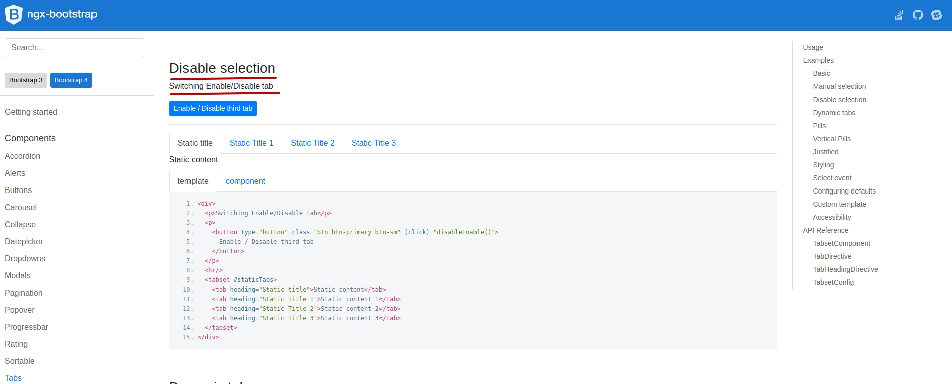 docs(tabs): update titles and descriptions at demo · Issue #4128 · valor-software/ngx-bootstrap ...