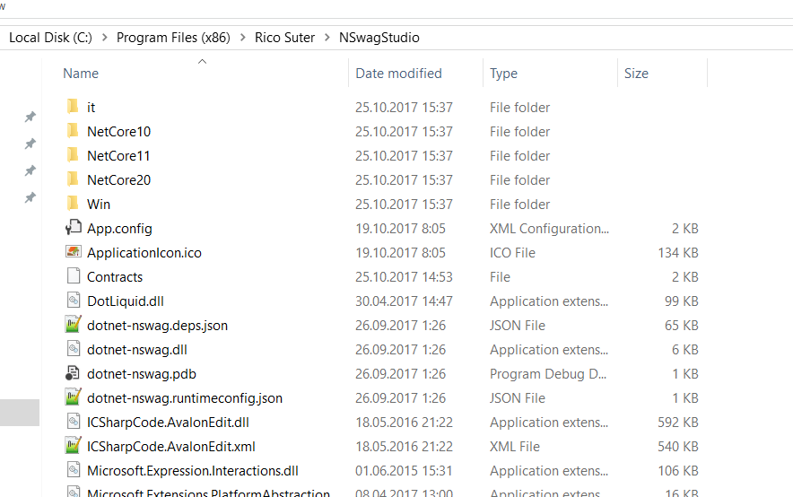 NSwagerStudio: Runtime: NetCore20 not work. (Question). · Issue #1015 ...