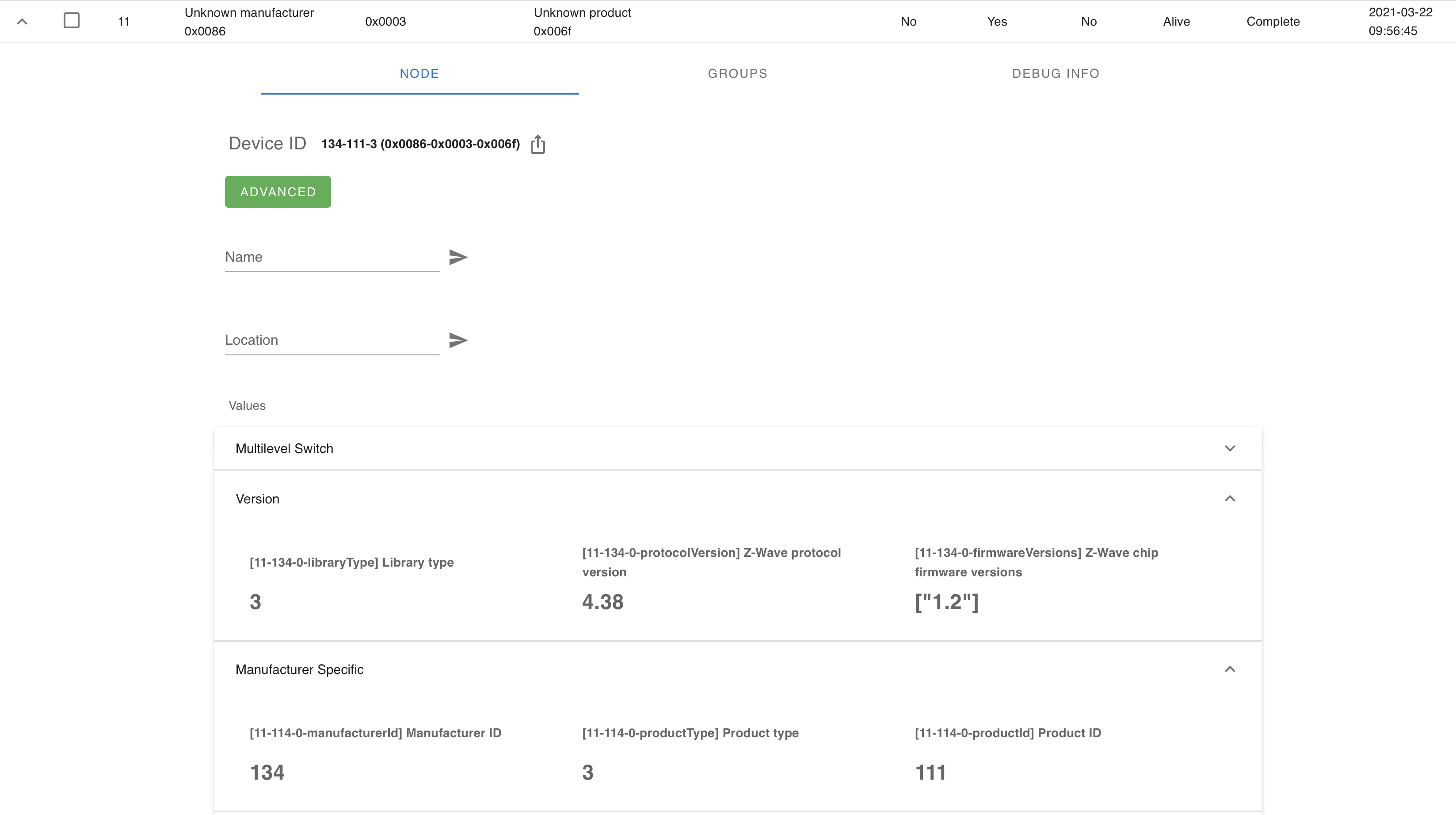 [bug] Firmware update not working with unknown manufacturer · Issue ...