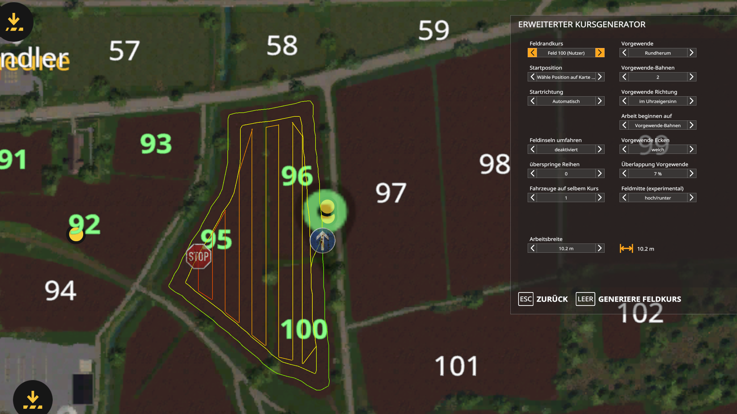 Field work: A lot of fertilizer/slurry wasted on turns and over ...