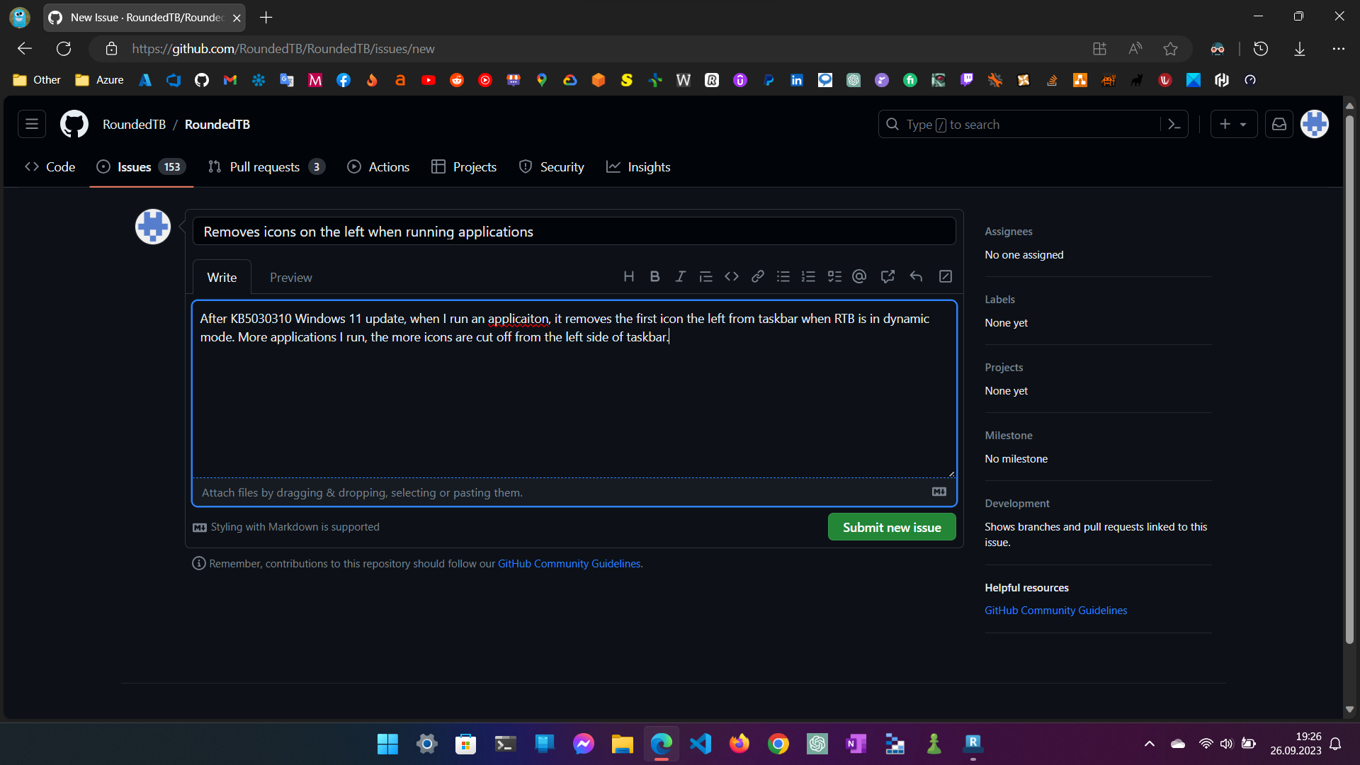 Removes icons on the left when running applications · Issue #328 · RoundedTB/RoundedTB · GitHub
