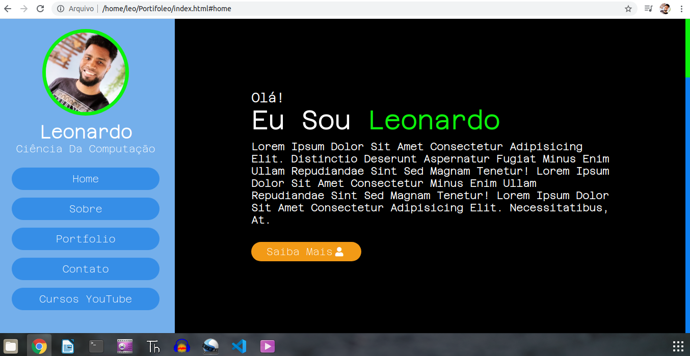 GitHub - Leonardo-Lourenco/Portfolio-Responsivo