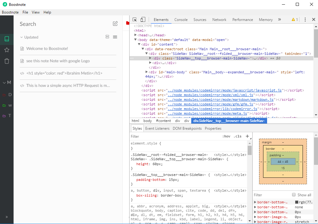 Sidebar Layout Problems · Issue #1408 · BoostIO/BoostNote-Legacy · GitHub