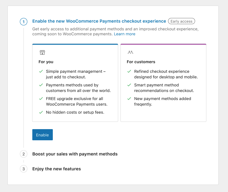 UPE payment methods task - UI & interactions · Issue #2170 · Automattic/woocommerce-payments ...