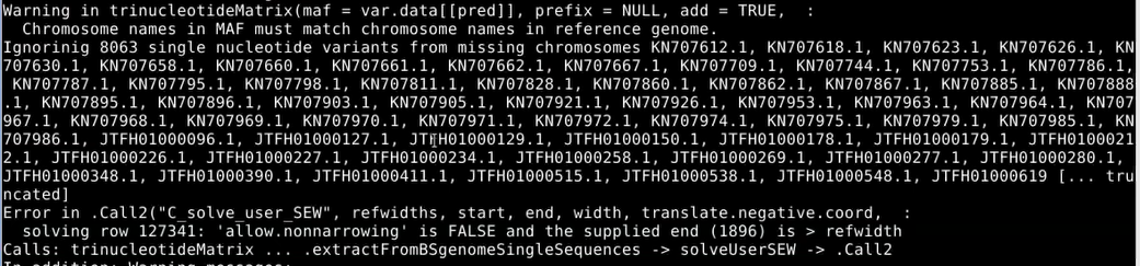trinucleotideMatrix function error · Issue #833 · PoisonAlien/maftools · GitHub