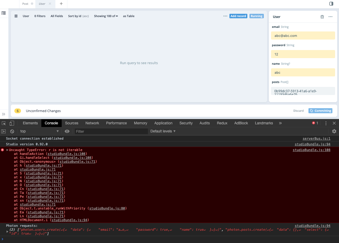 Cannot read property 'model' of null · Issue #158 · prisma/studio · GitHub