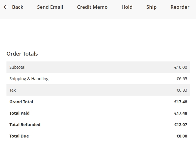 Magento 2.2.0 partial Credit Memo/Refund not working · Issue #10636 · magento/magento2 · GitHub