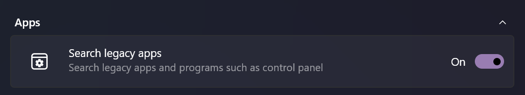 Extraneous entries from Windows system are being shown in App shortcuts despite settings · Issue ...
