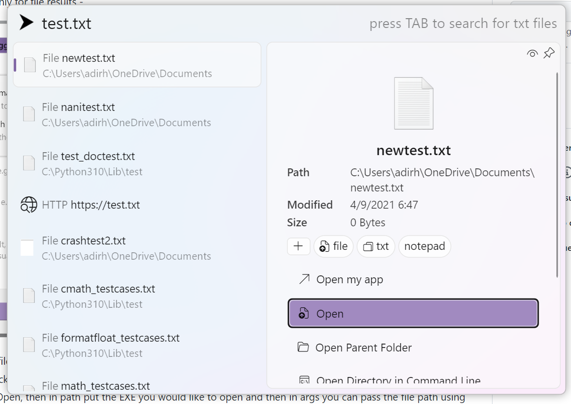 Integrate "Open With" dialog in-app · Issue #552 · adirh3/Fluent-Search · GitHub