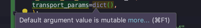 transport_params: default value for keyword argument is mutable · Issue #304 · piskvorky/smart ...