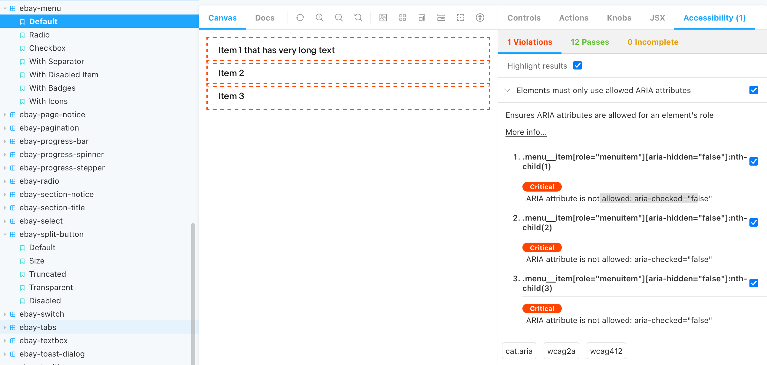 Fix a11y issues · Issue #167 · eBay/ebayui-core-react · GitHub