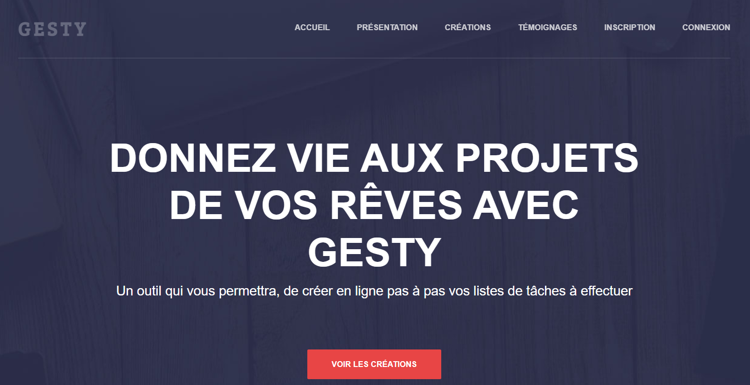 GitHub - AGhoudi/gesty: Création d'un gestionnaire de liste de tâches avec Symfony
