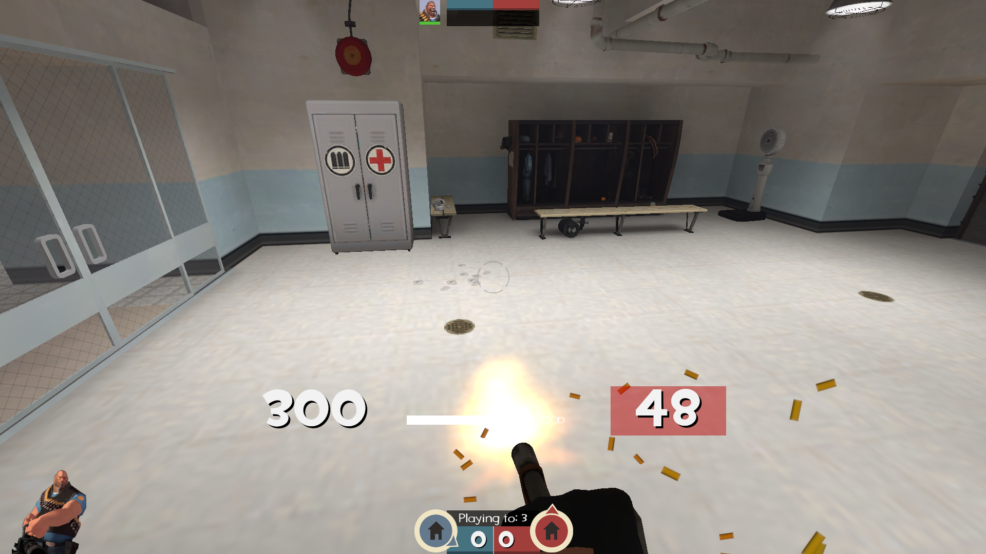 The module effects set to medium does not show first person tracers, and enables muzzle flashes ...