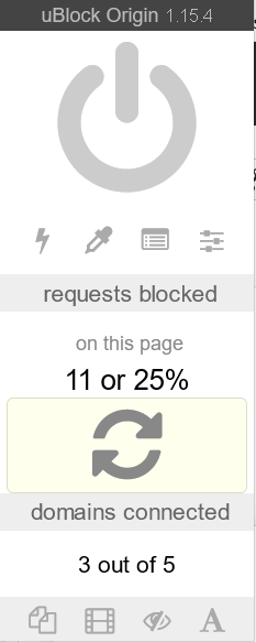 Label the domain whitelist button with a textbox, not tooltip? · Issue #3504 · gorhill/uBlock ...