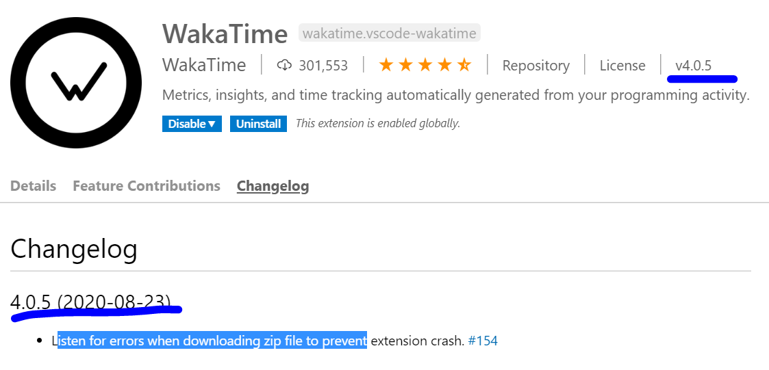 Stuck initializing · Issue #84 · wakatime/vscode-wakatime · GitHub