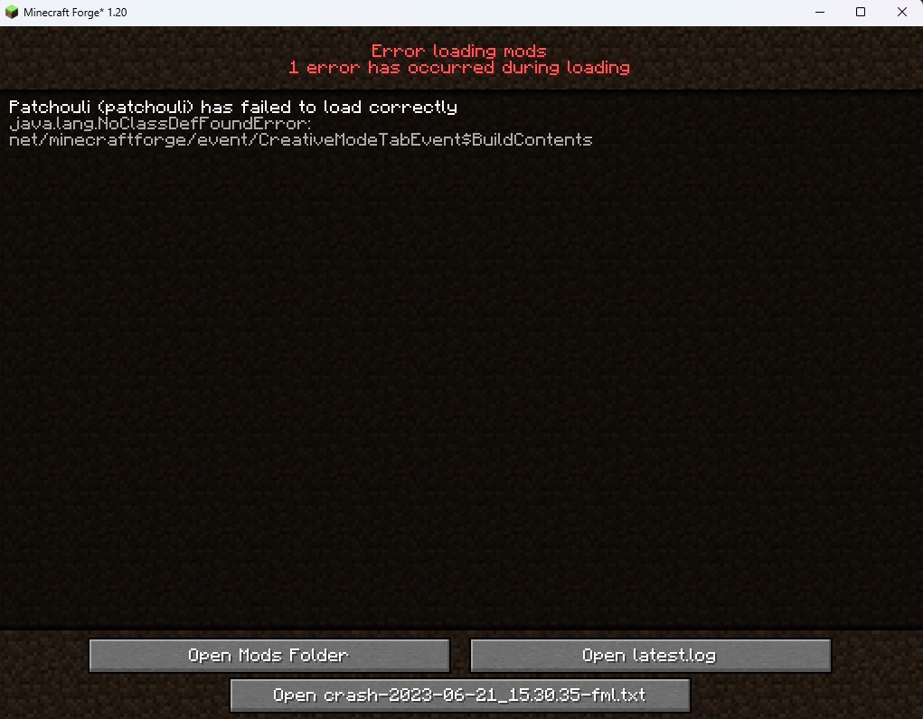 Patchouli is showing up in 1.20 with a 1.19.4 version mod · Issue #662 ...