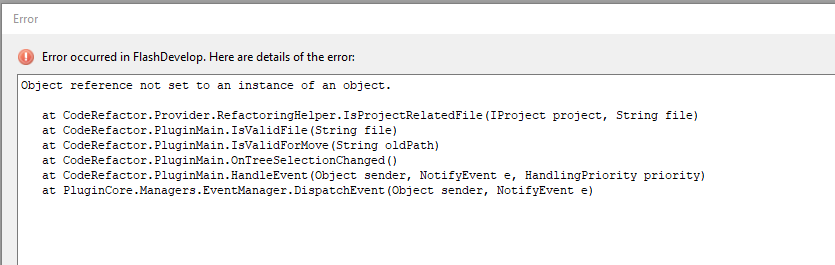 can not run · Issue #3036 · fdorg/flashdevelop · GitHub