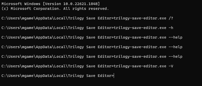 Command line options on GUI version don't work · Issue #71 ...
