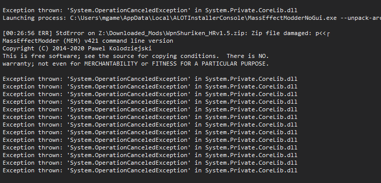 Operationcanceledexception Is Frustrating To Deal With During Development · Issue 847 · Gui Cs