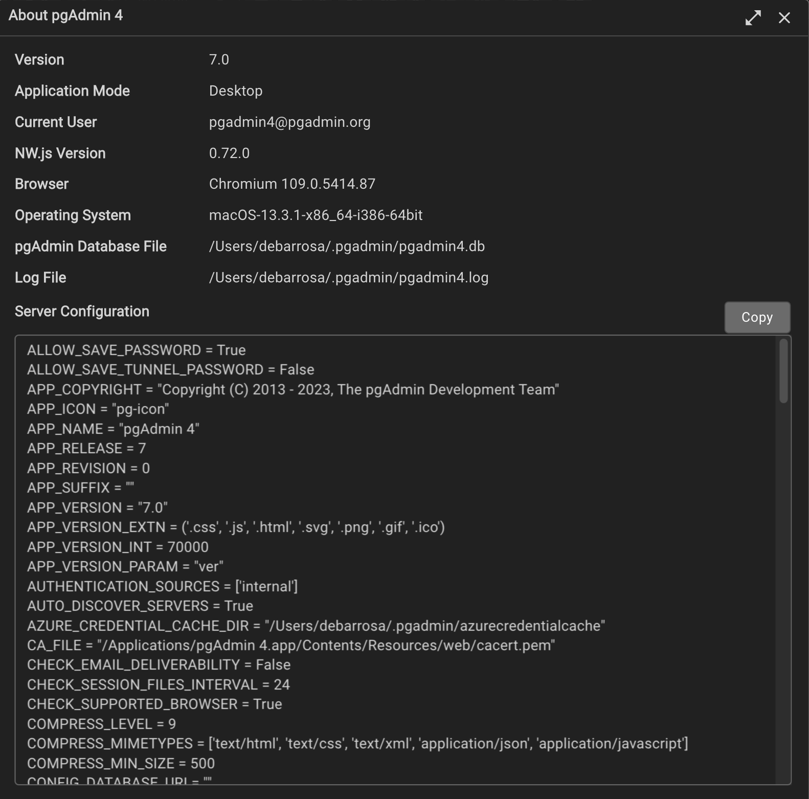 Version 70 Displaying Random Task Message In Query Tool · Issue 6109 · Pgadmin Orgpgadmin4