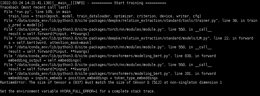 在自己的数据集上，使用lm模型运行/re/standard/run.py 时出现如下问题 · Issue #97 · zjunlp/DeepKE · GitHub