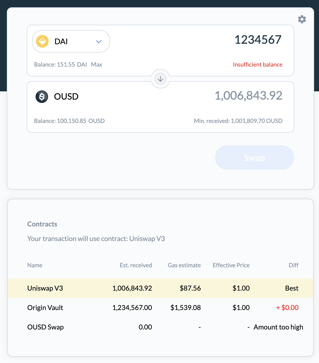 Wrong Default Transaction Route · Issue #725 · OriginProtocol/origin-dollar · GitHub