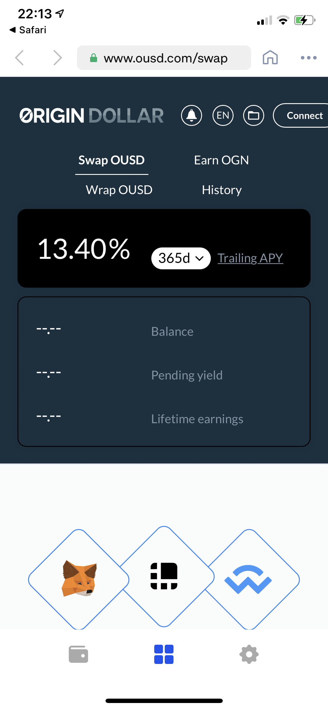 Small Screen Overflow · Issue 999 · Originprotocol Origin Dollar · Github