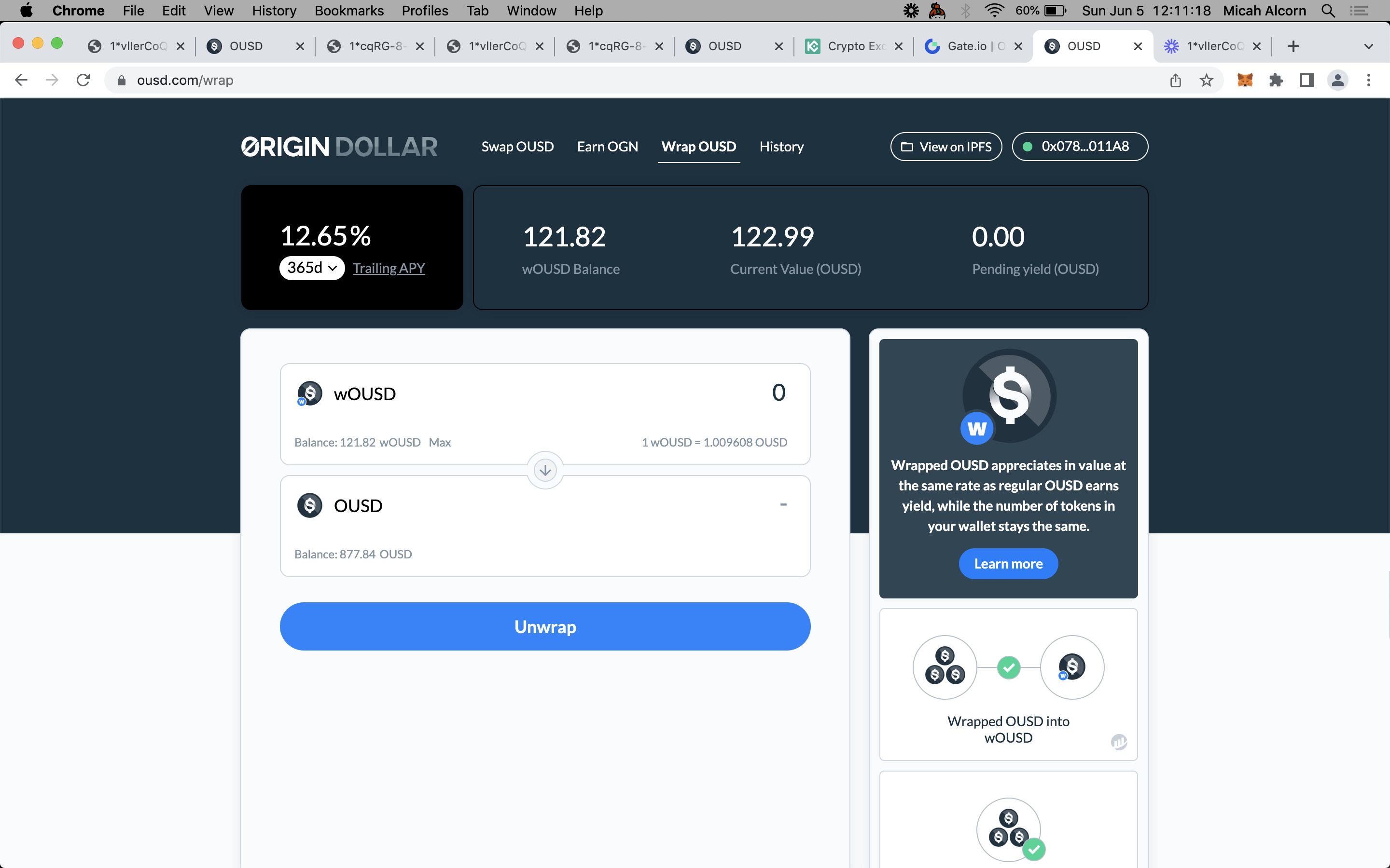 Avoid rounding down on OUSD value for wOUSD · Issue #1017 · OriginProtocol/origin-dollar · GitHub