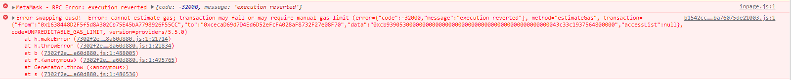 Error: cannot estimate gas · Issue #792 · OriginProtocol/origin-dollar · GitHub