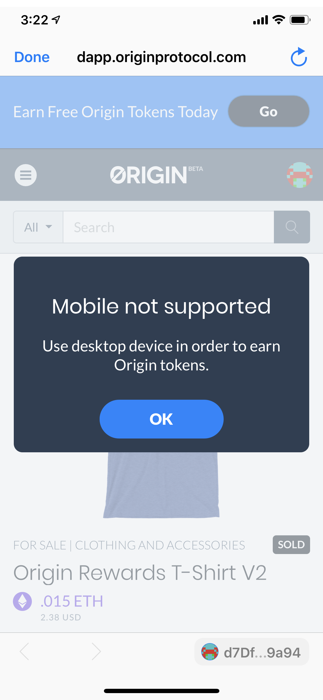 Origin Rewards In Mobile Apps · Issue #1920 · OriginProtocol/origin · GitHub