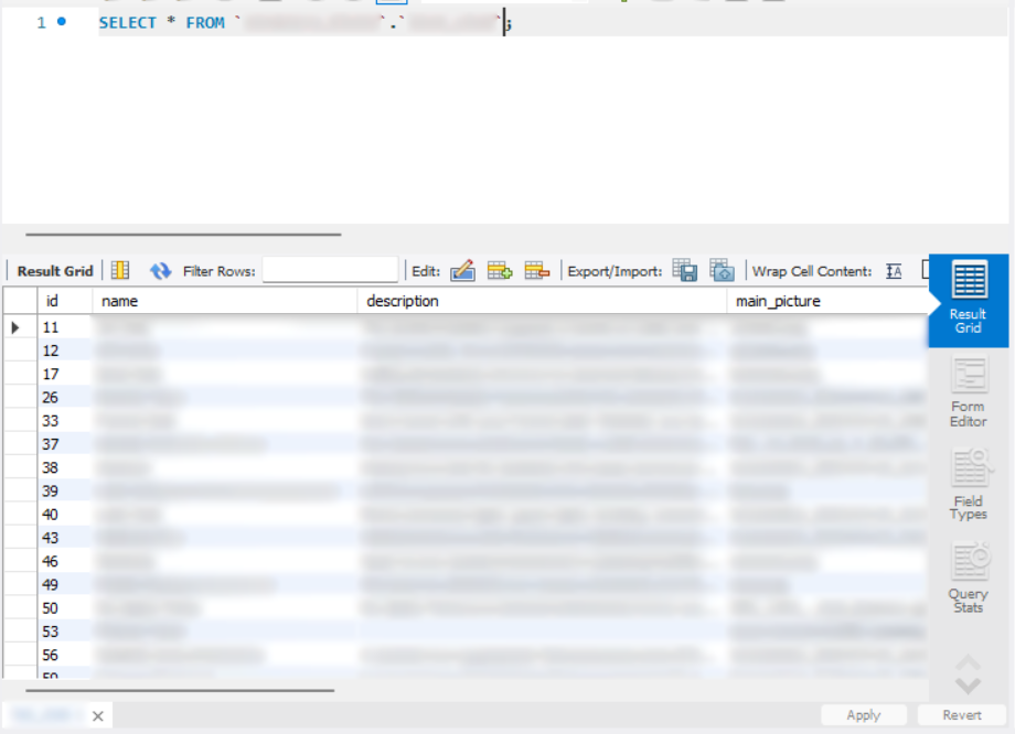 Broken SELECT output · Issue #24 · mysql/mysql-shell-plugins · GitHub