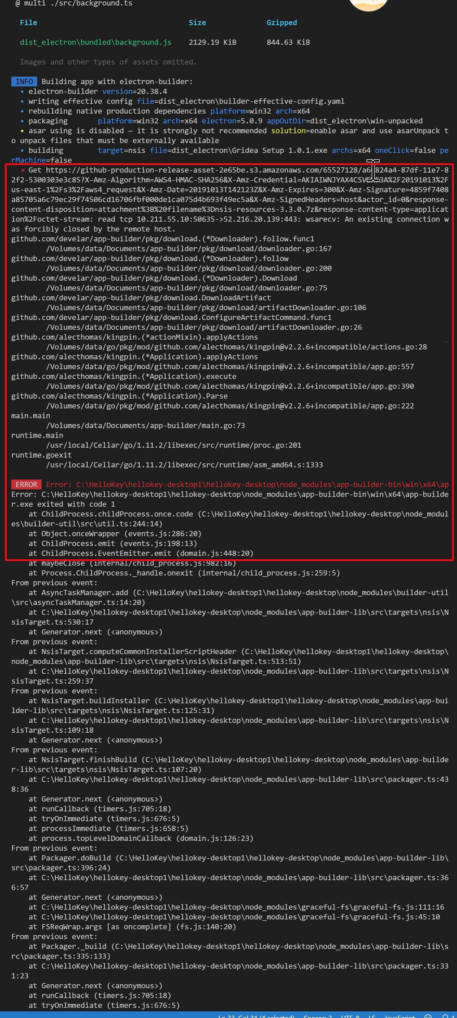 yarn electron:build 报错 · Issue #320 · getgridea/gridea · GitHub