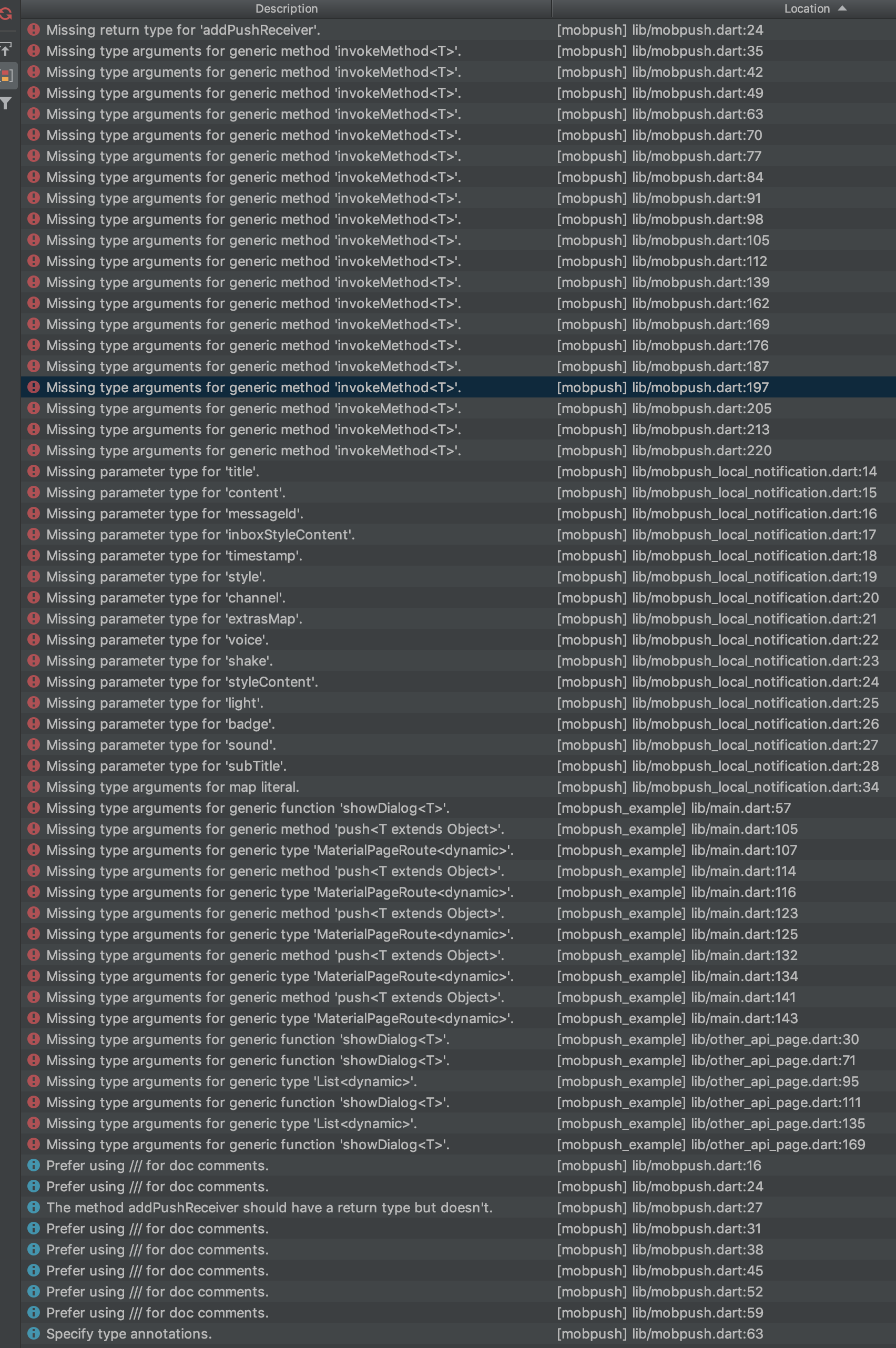 拉下master分支的代码怎么报这么多错误呢？ · Issue #7 · MobClub/MobPush-For-Flutter · GitHub