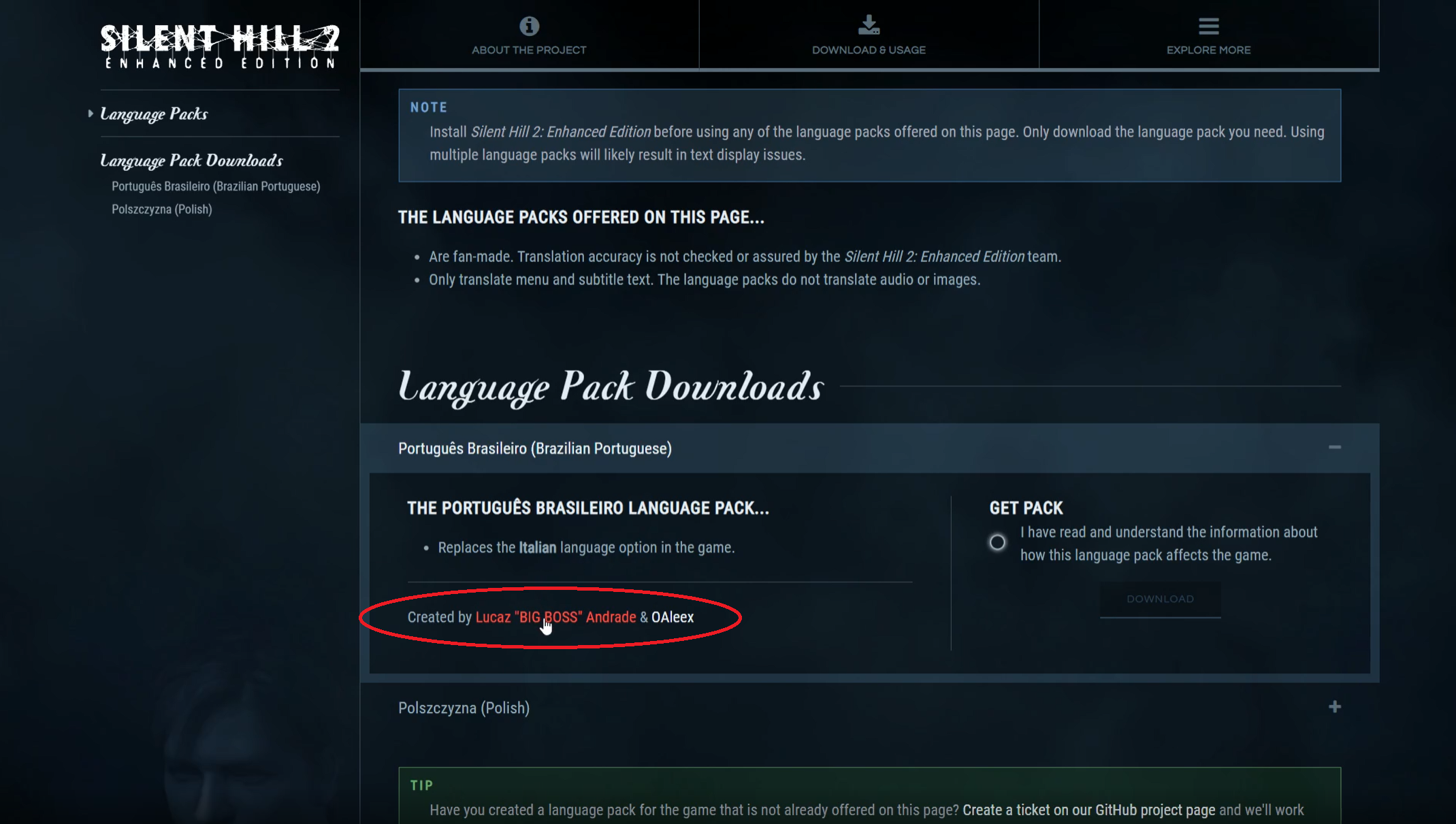 Translation Pack Discussion - Arabic · Issue #630 · elishacloud/Silent-Hill-2-Enhancements · GitHub