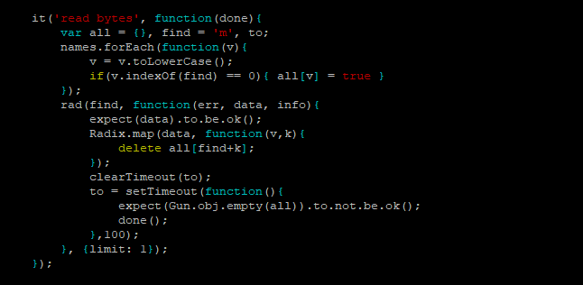 RAD first call always return either One or Zero record · Issue #1050 · amark/gun · GitHub