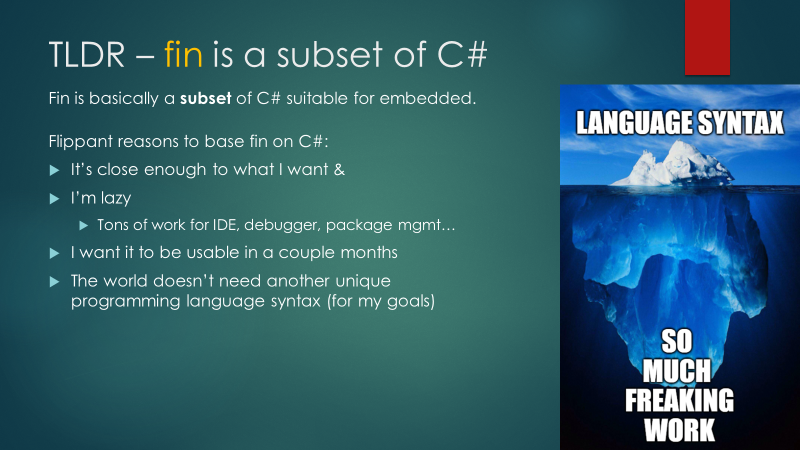 GitHub - fin-language/fin: Write embedded C faster, better and safer with fin