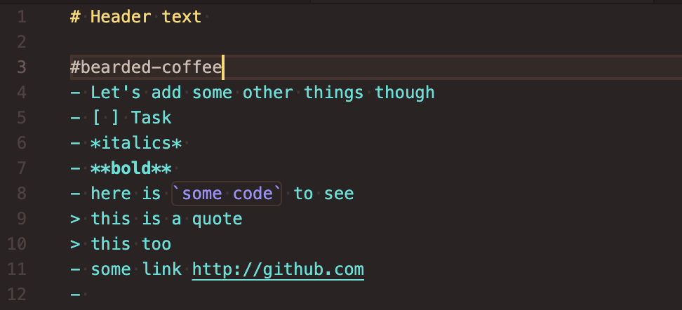 Improve Markdown support · Issue #79 · BeardedBear/bearded-theme · GitHub