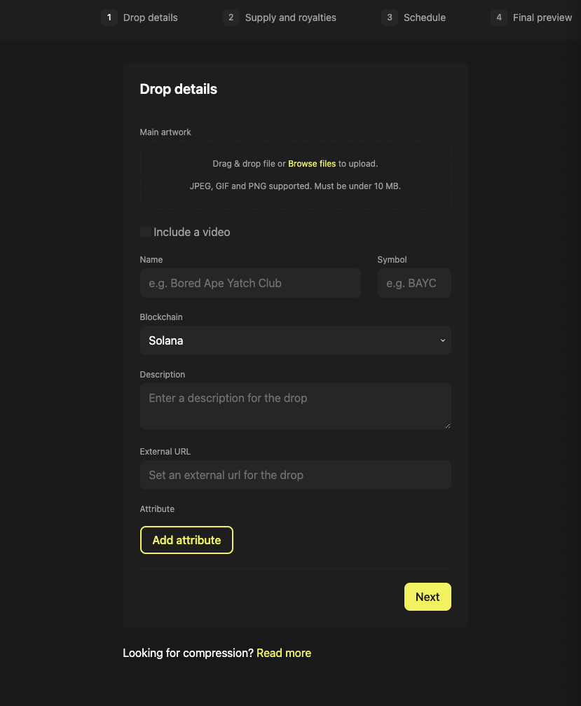 CTA Compressed Docs · Issue #275 · holaplex/hub · GitHub